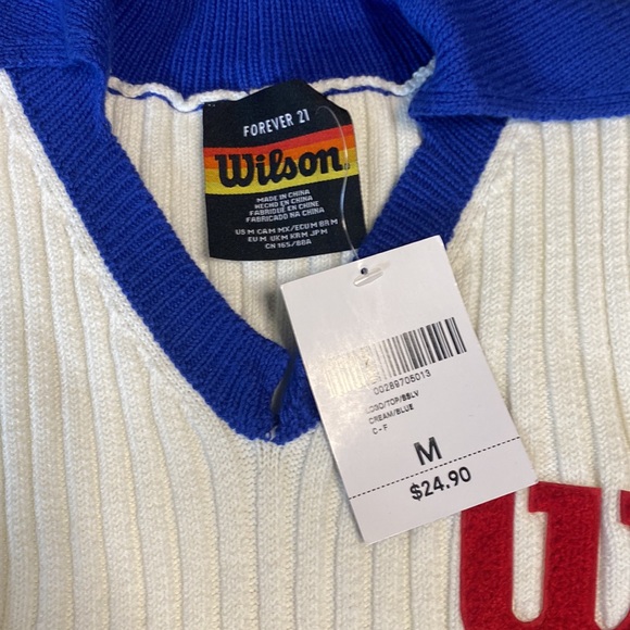 Wilson | Tops | Wilson Tennis Crop Top | Poshmark